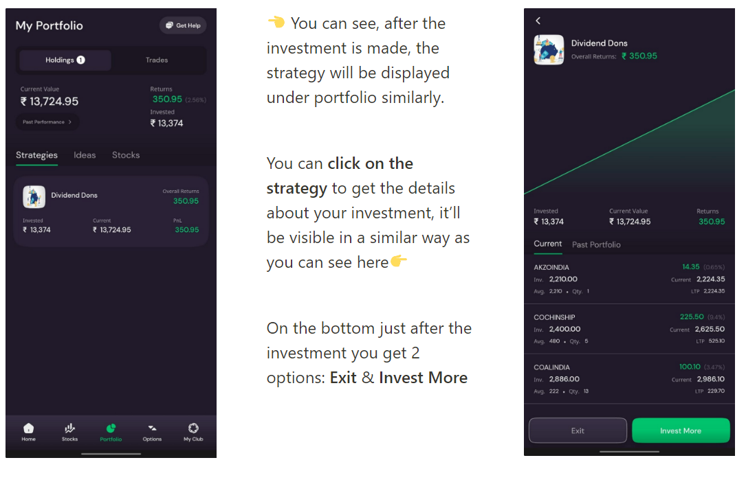 Investment Process of Strategies